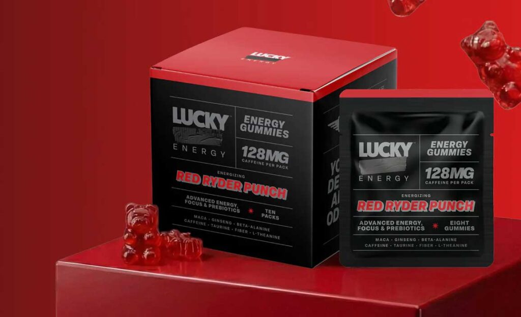 Lucky Energy new gummies combine caffeine and fiber in a travel ...